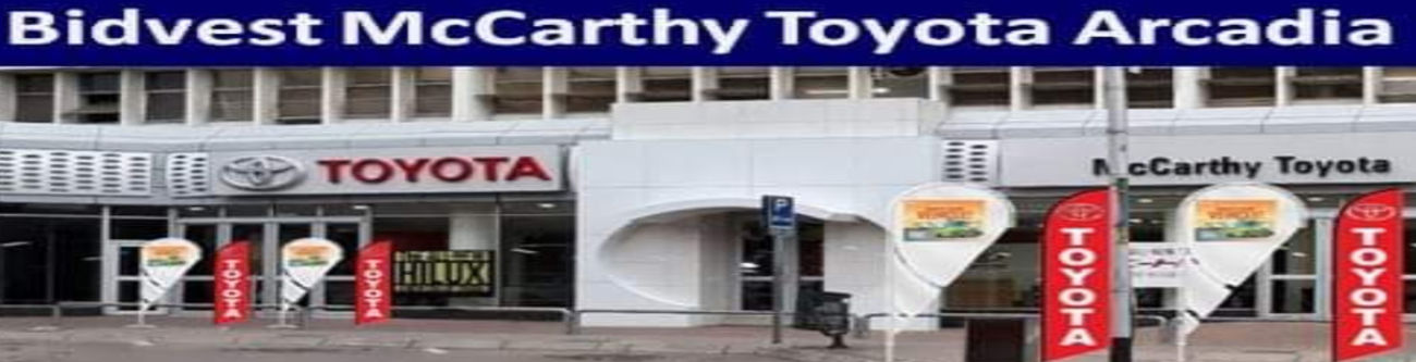 Bidvest McCarthy Toyota Arcadia - 475 Madiba Street Arcadia Pretoria ...