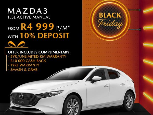 New Mazda 3 Mazda3 Active Manual 5Dr for sale in Western Cape - Cars.co ...