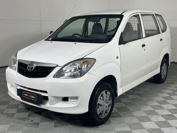 Used Toyota Avanza 1.3 Panel Van for sale in Western Cape - Cars.co.za ...