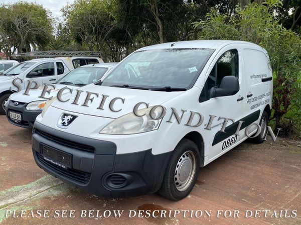 Used Peugeot Partner 1.6 Panel Van for sale in Western Cape - Cars.co ...