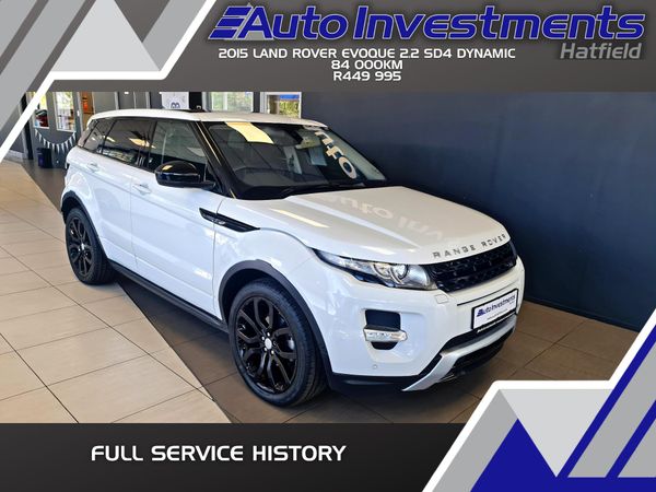 Used Land Rover Range Rover Evoque 2.2 SD4 Dynamic for sale in Gauteng ...