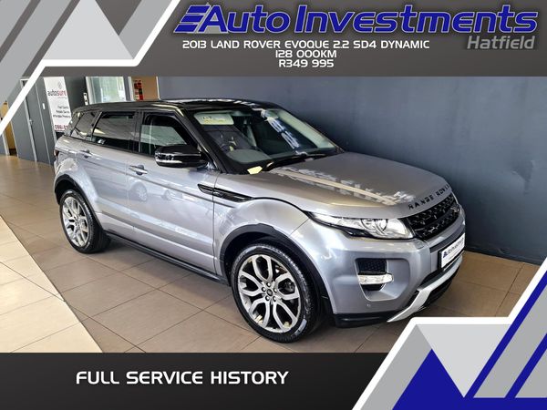 Used Land Rover Range Rover Evoque 2.2 SD4 Dynamic for sale in Gauteng ...
