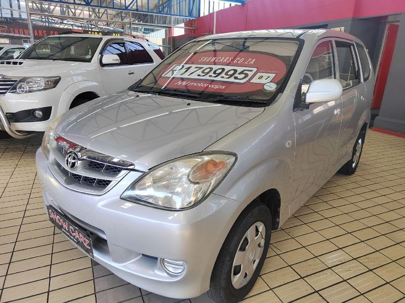 Used Toyota Avanza 1.5 SX for sale in Western Cape - Cars.co.za (ID::10058649)