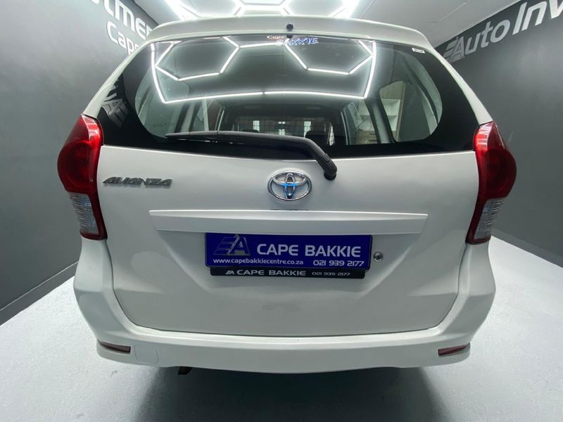 Used Toyota Avanza 1.3 S Panel Van for sale in Western Cape - Cars.co ...