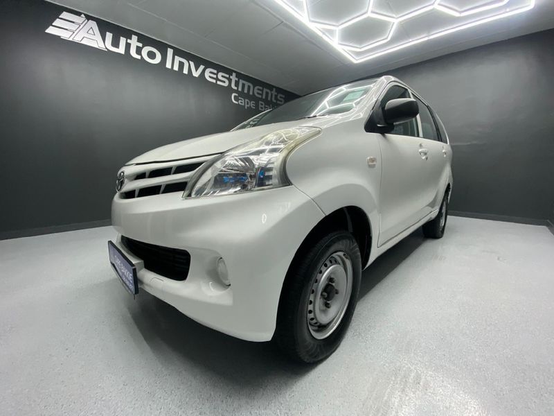 Used Toyota Avanza 1.3 S Panel Van for sale in Western Cape - Cars.co ...