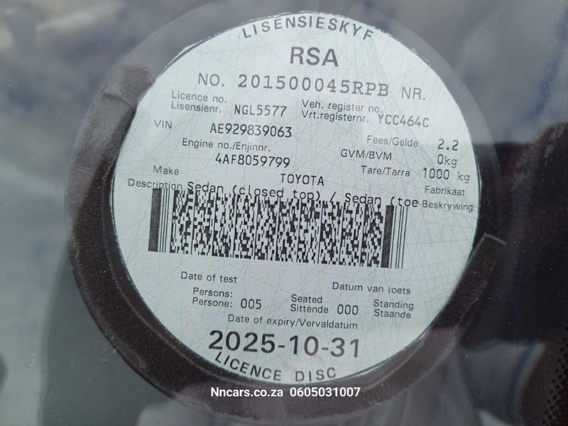 Used Toyota Corolla 1.6 GLS Sprinter for sale in Gauteng - Cars.co.za ...