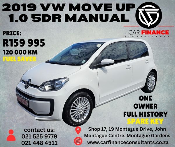 Used Volkswagen Up Move Up! 1.0 5-dr for sale in Western Cape - Cars.co ...