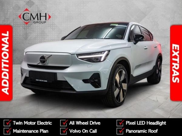 Used Volvo C40 Recharge Twin Pure Electric for sale in Gauteng - Cars ...