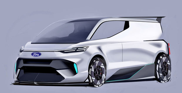 Ford's New SuperVan is a 1 471 kW Electric Transit