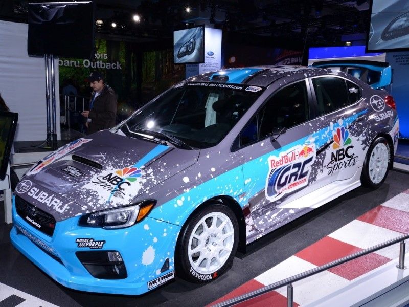 Rallycross-spec 2015 WRX STI Previewed in New York