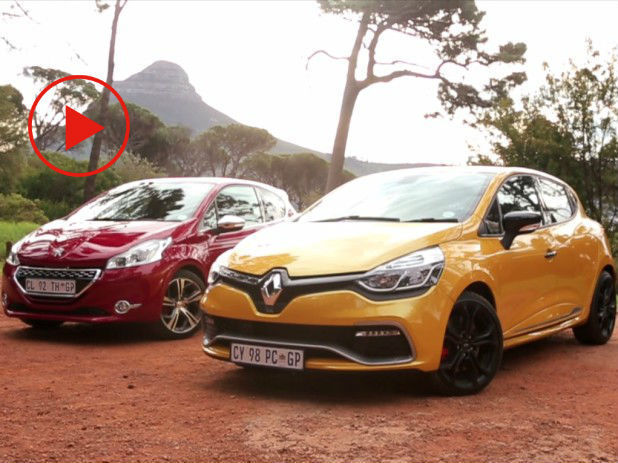 Renault Clio RS vs Peugeot 208 GTi (Video)