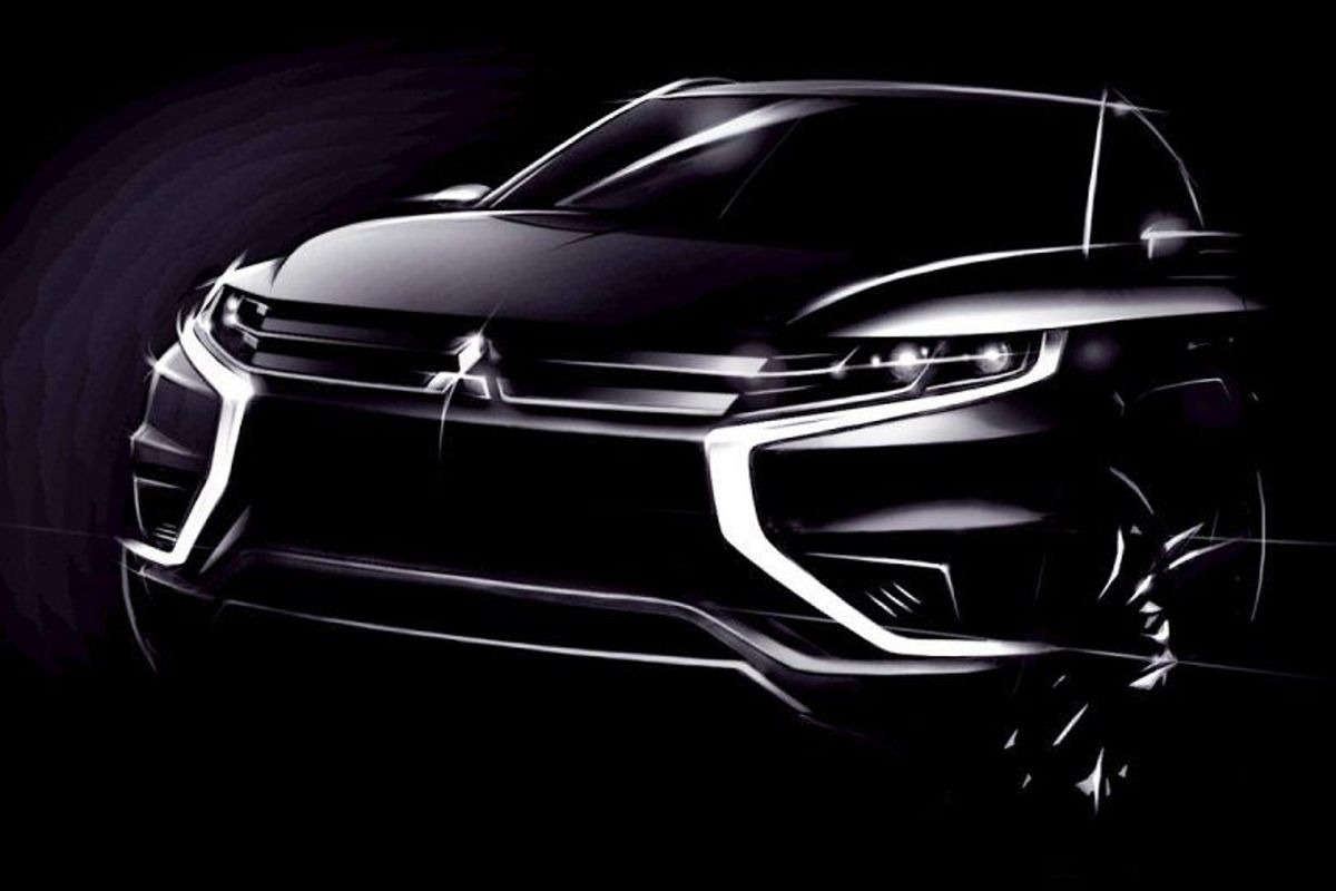 Mitsubishi Outlander PHEV Concept-S Teased