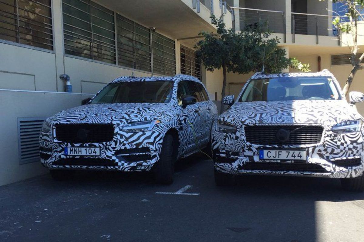 Spotted: 2015 Volvo XC90 Mules in Cape Town