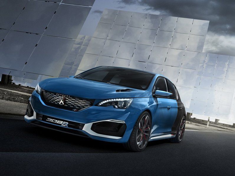 Peugeot 308 R Hybrid 0-100kph in 4 Seconds