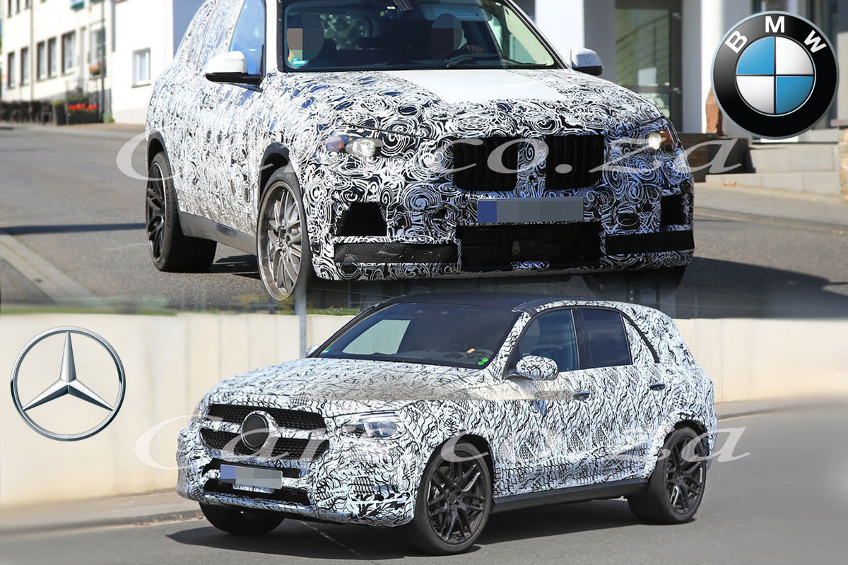 Spy Shots: BMW X5 M vs Mercedes-AMG GLE63