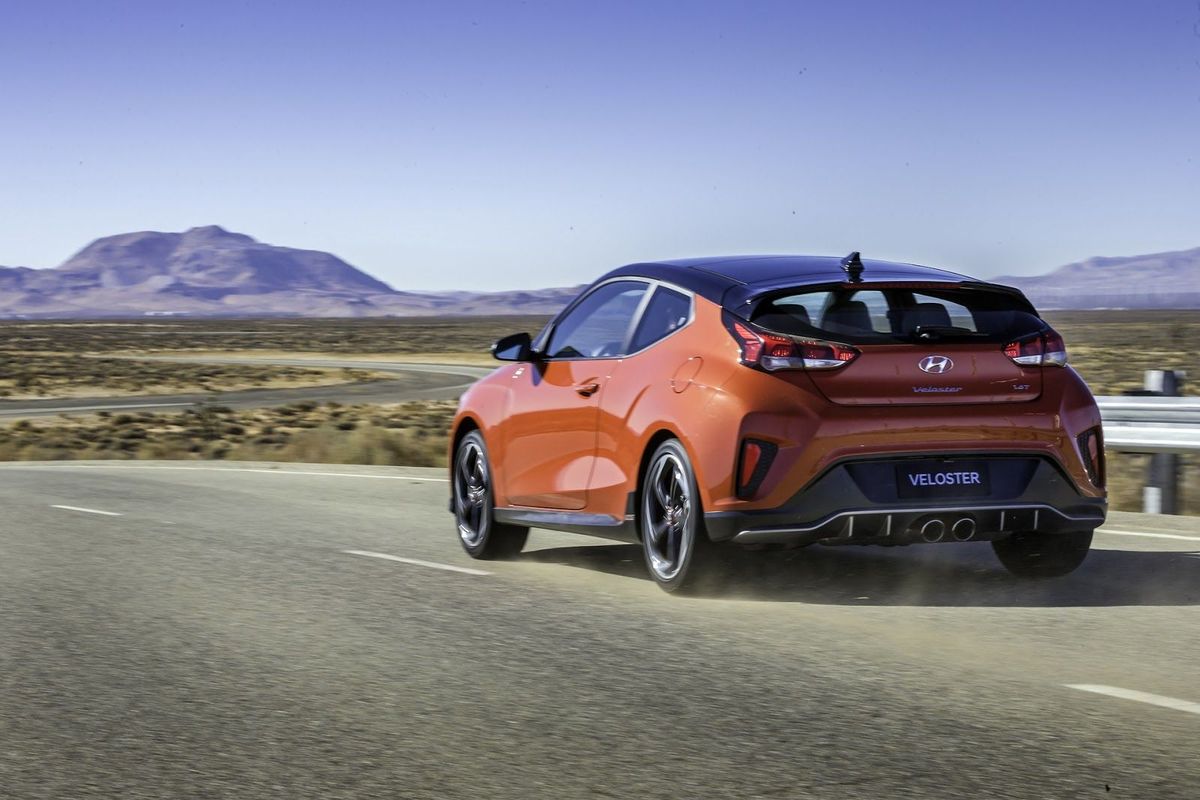New Hyundai Veloster and Veloster N Shown