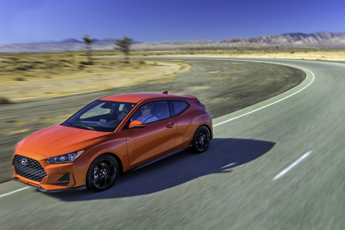 New Hyundai Veloster and Veloster N Shown