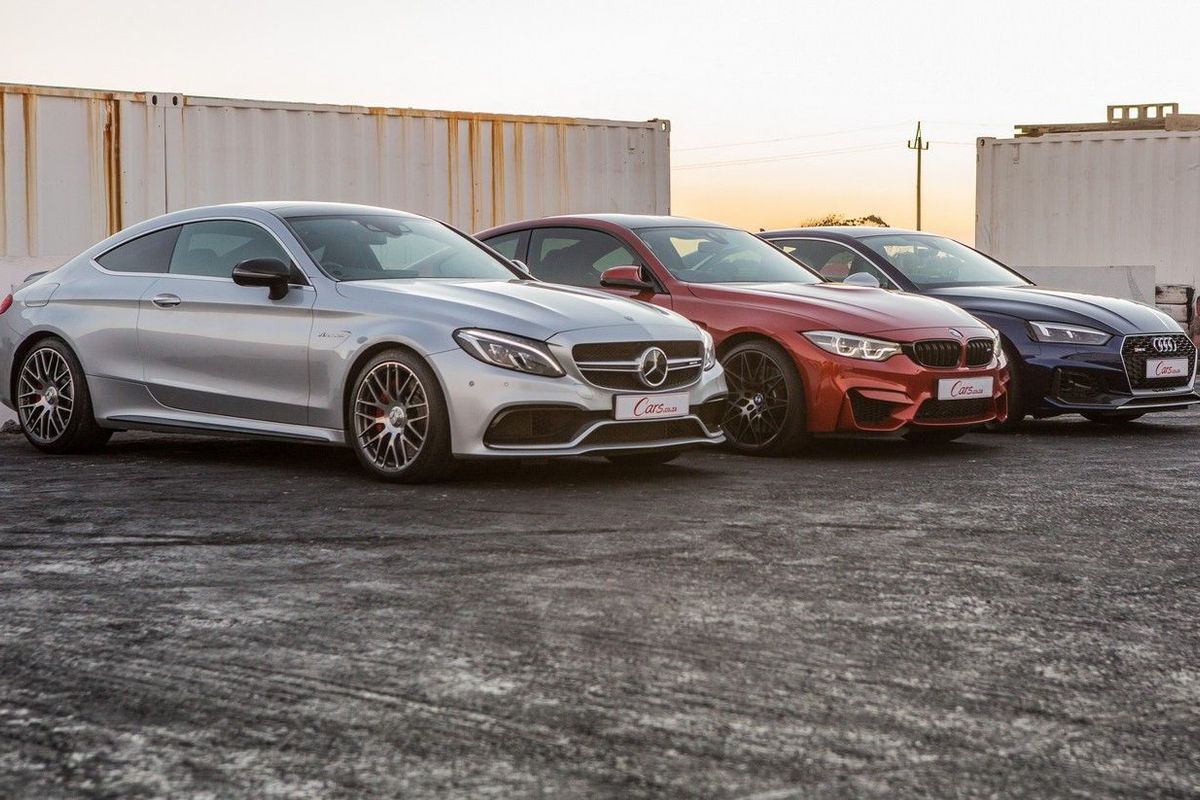 Audi RS5 vs BMW M4 Competition Pack vs Mercedes-AMG C63 S Coupe [w/Video]