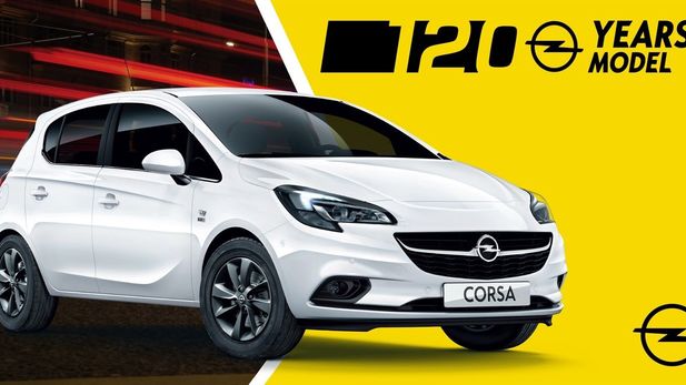 Opel Corsa 120 Jahre