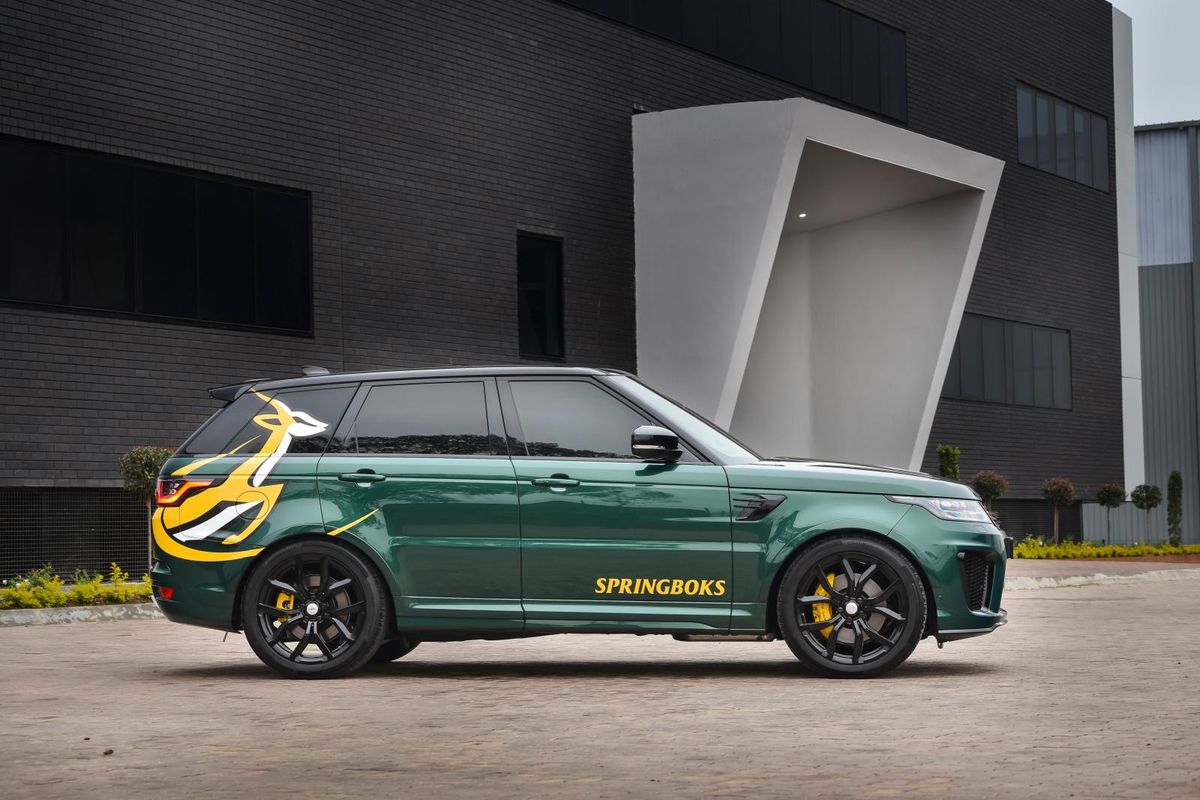 It's the Range Rover SVR Springbok Edition