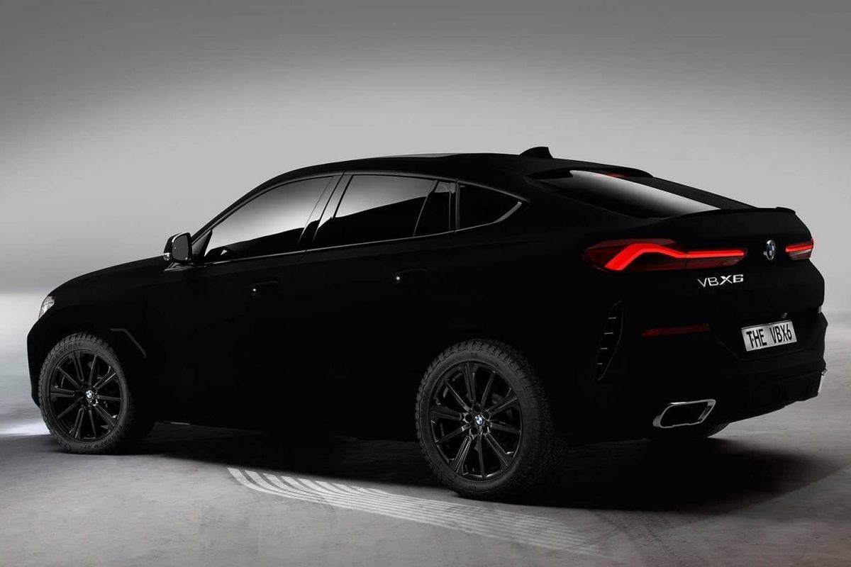 BMW X6 Vantablack Is One-of-a-Kind