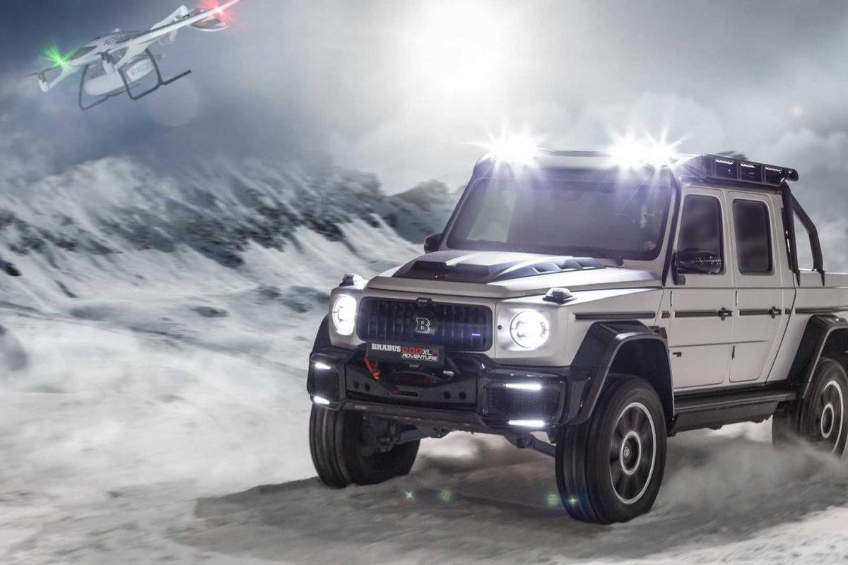 Merc G63 Double-cab with 588 kW