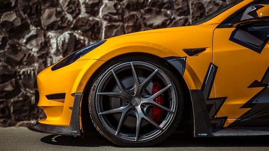 Track-Ready Tuned Tesla Model 3 Revealed