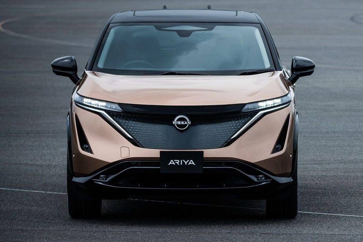 New Nissan Ariya EV Crossover Revealed