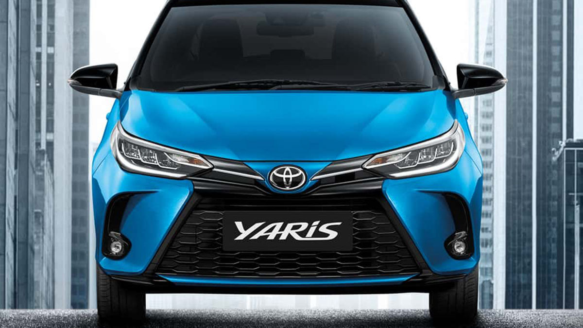 Updated Toyota Yaris Shown