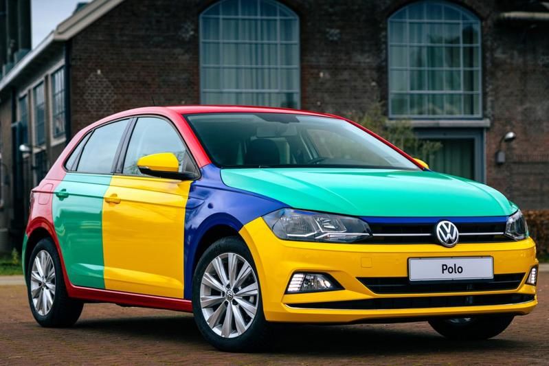 VW Polo goes multicolour