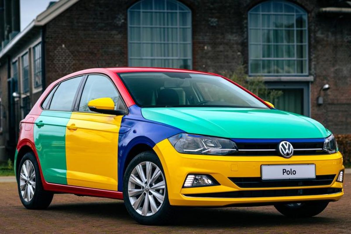 VW Polo goes multicolour