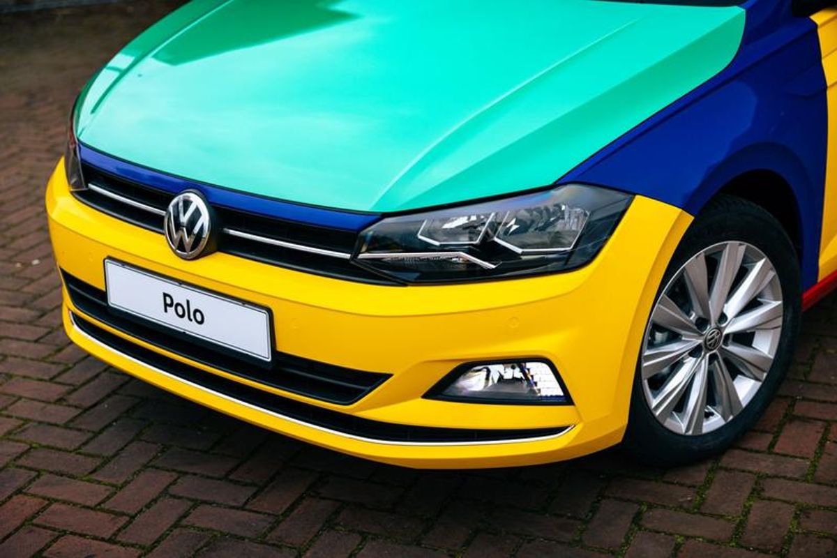 VW Polo goes multicolour