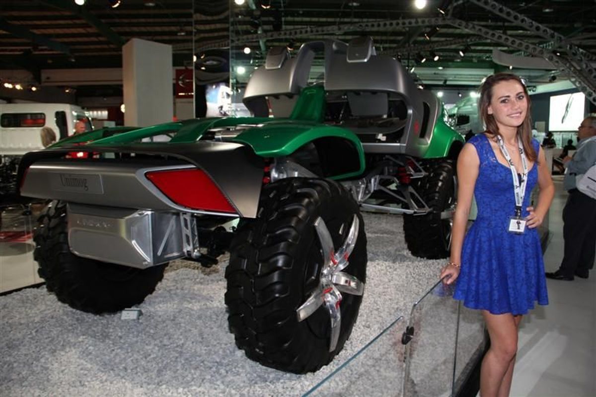 The Monstrous Mercedes-Benz Unimog Concept Shows Up At JIMS