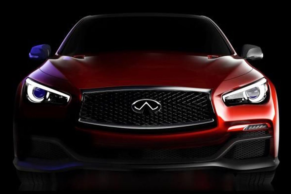 Infiniti Q50 Eau Rouge Concept First Images Revealed