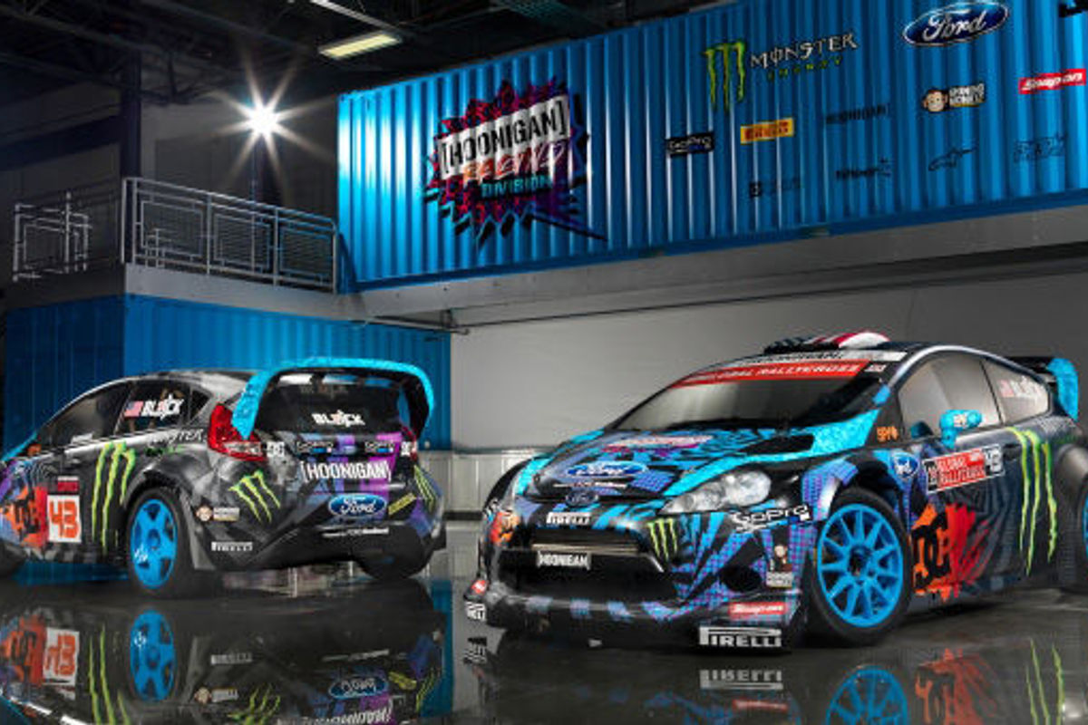2013 Old School Inspired Ken Block Ford Fiesta ST RX43