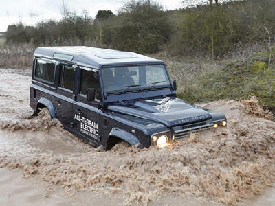 Land Rover Defender goes electric