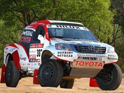 2013 Dakar Rally Toyota Hilux revealed