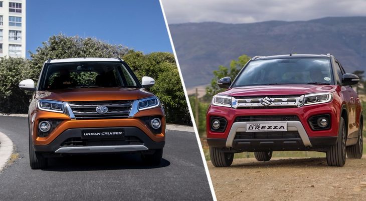 Suzuki Vitara Brezza vs Toyota Urban Cruiser: Key Differences - Cars.co ...