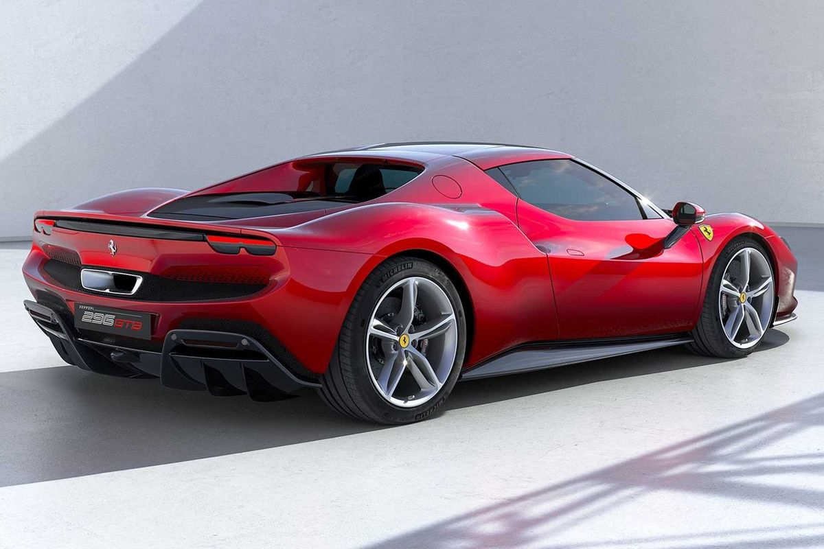 Ferrari 296 GTB Revealed with V6 Hybrid Engine