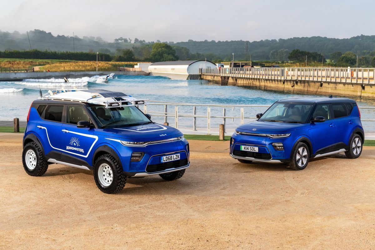 Kia Soul becomes an EV surfmobile