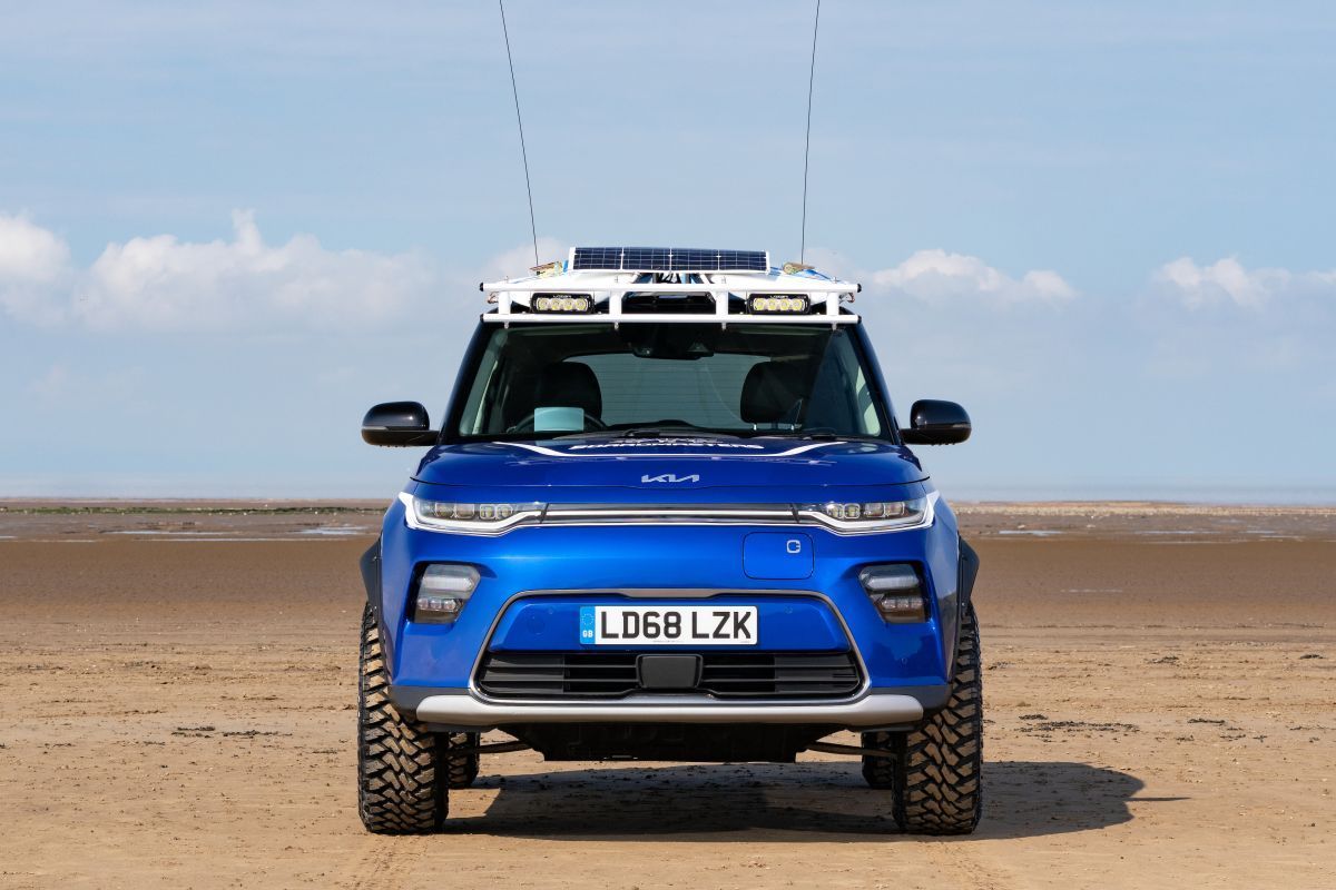 Kia Soul becomes an EV surfmobile