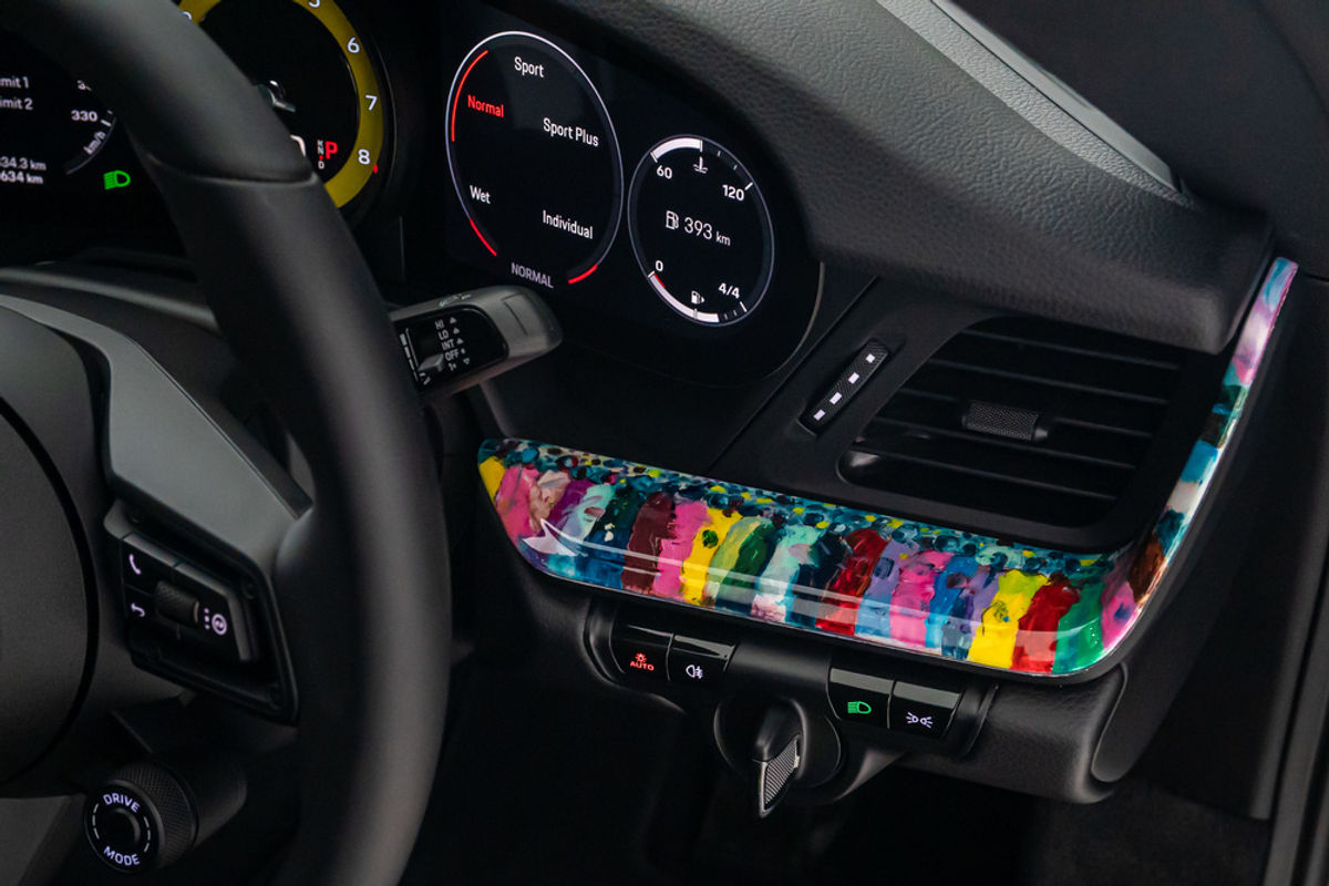 Another South African "art car", but this time it's a Porsche!