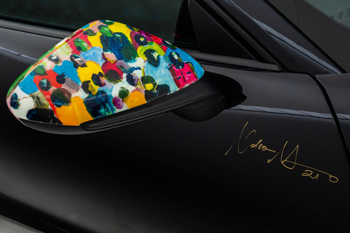 Another South African "art car", but this time it's a Porsche!