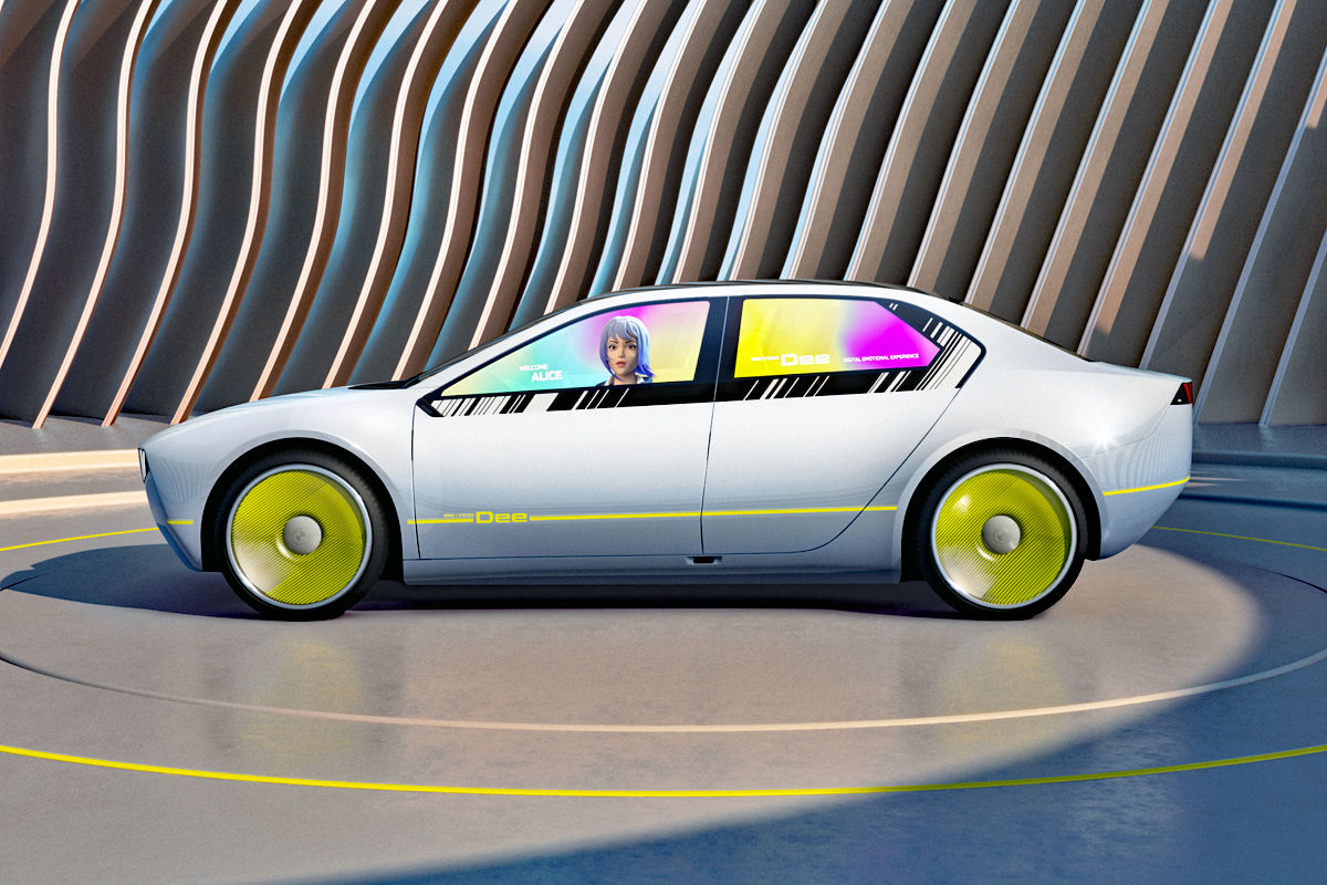 New BMW i Vision Dee is a Colour-Changing Concept Sedan
