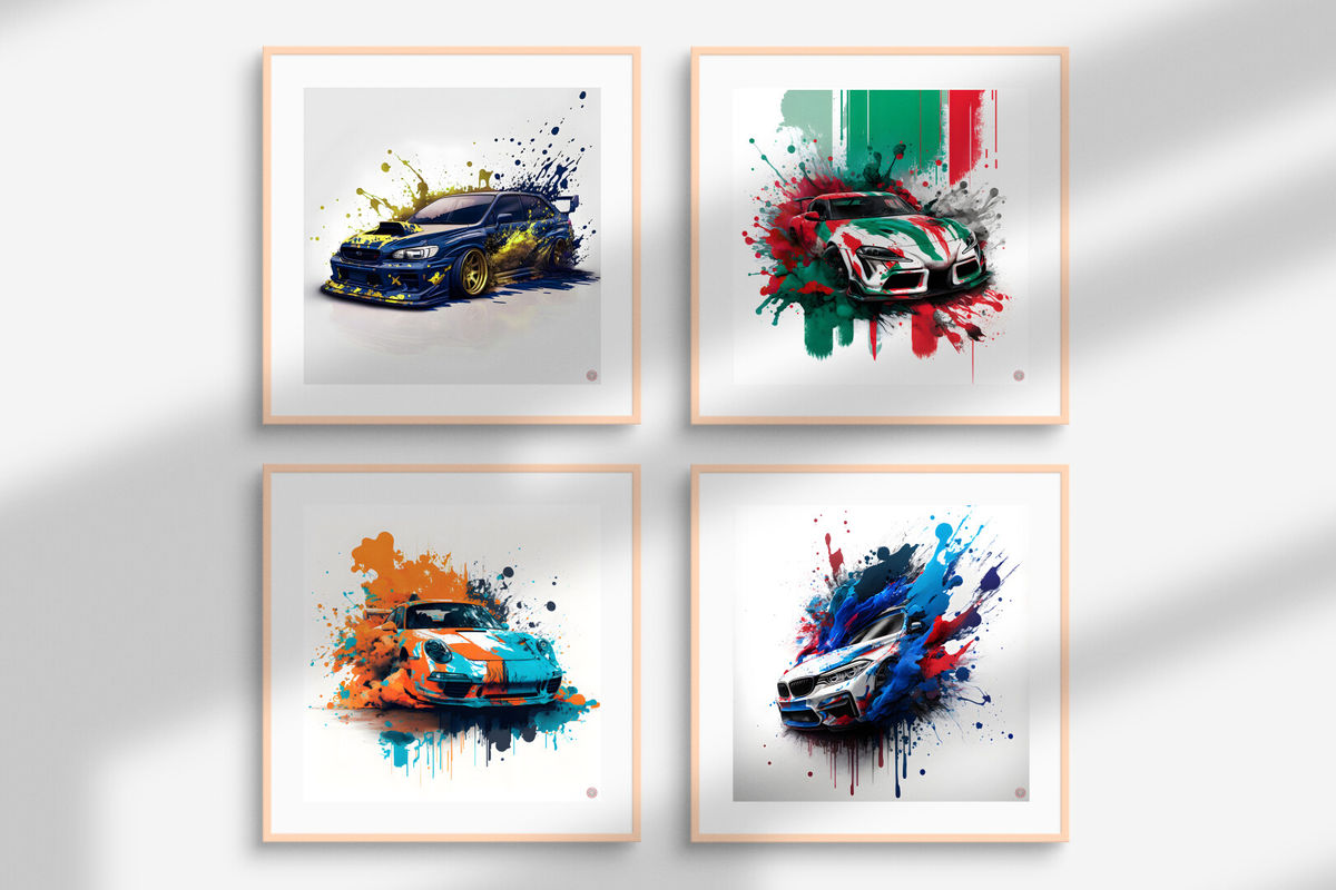 AI Automotive Artworks Available Now