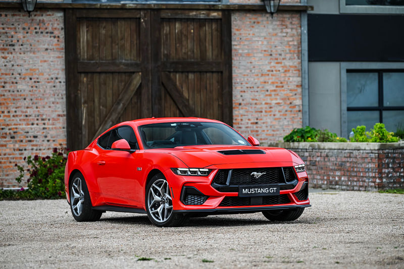 Red Mustang New 2025 Ford Mustang RTR 2D Coupe In Bessemer #C25010