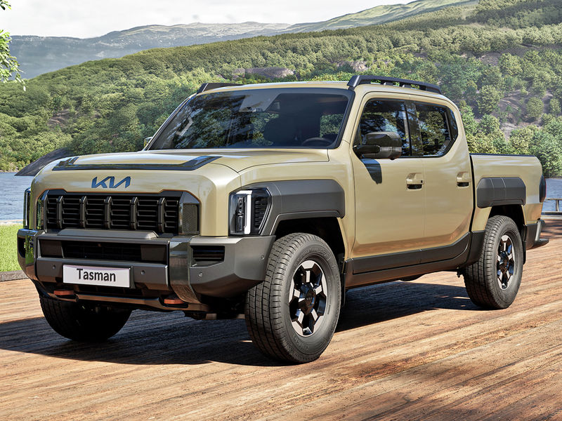 Kia Tasman double-cab bakkie revealed