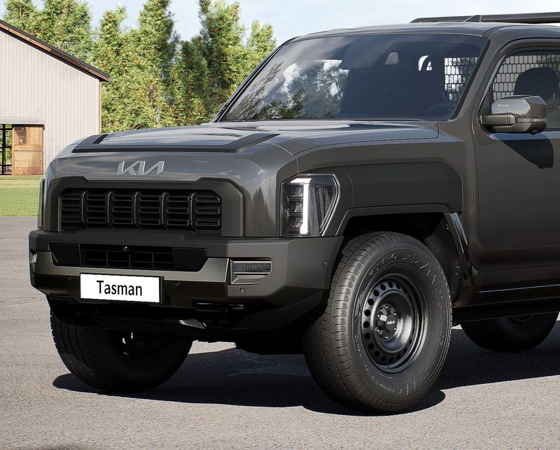 Kia Tasman looks very different – for a good reason