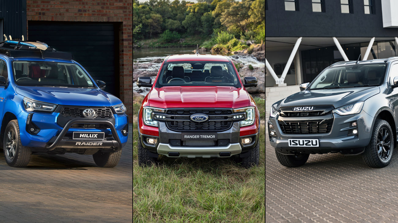 Hilux vs Ranger vs D-Max: sales by body style in October 2024