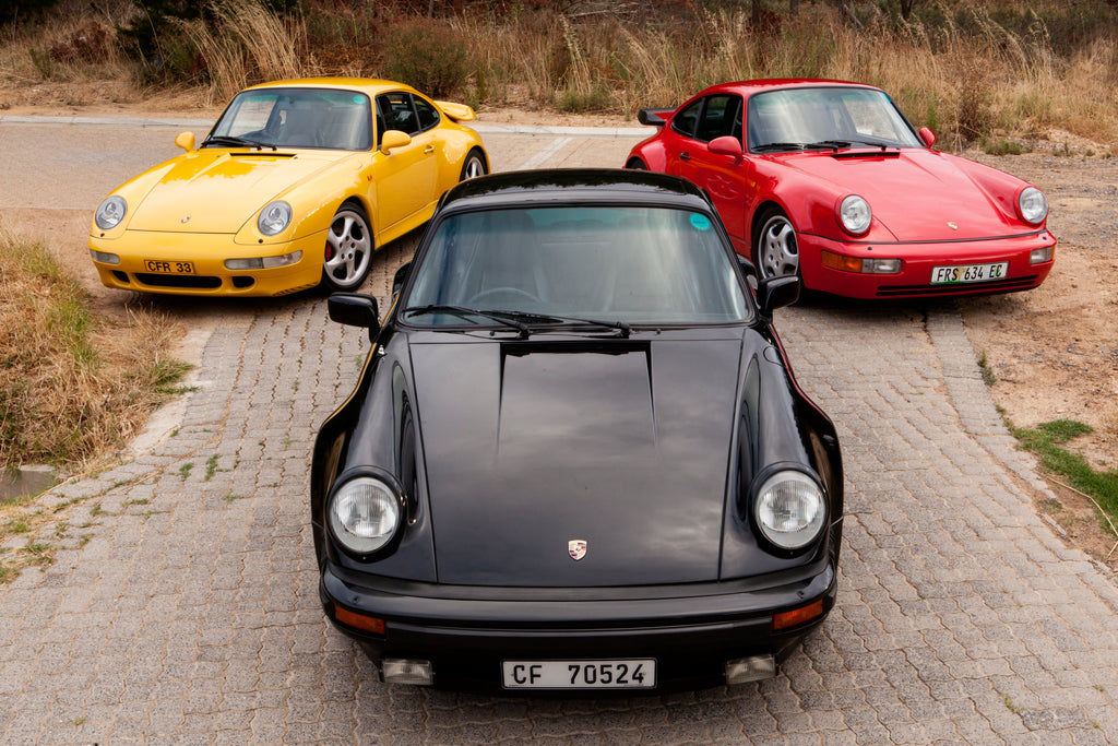 We drive 3 generations the air-cooled Porsche 911 Turbo